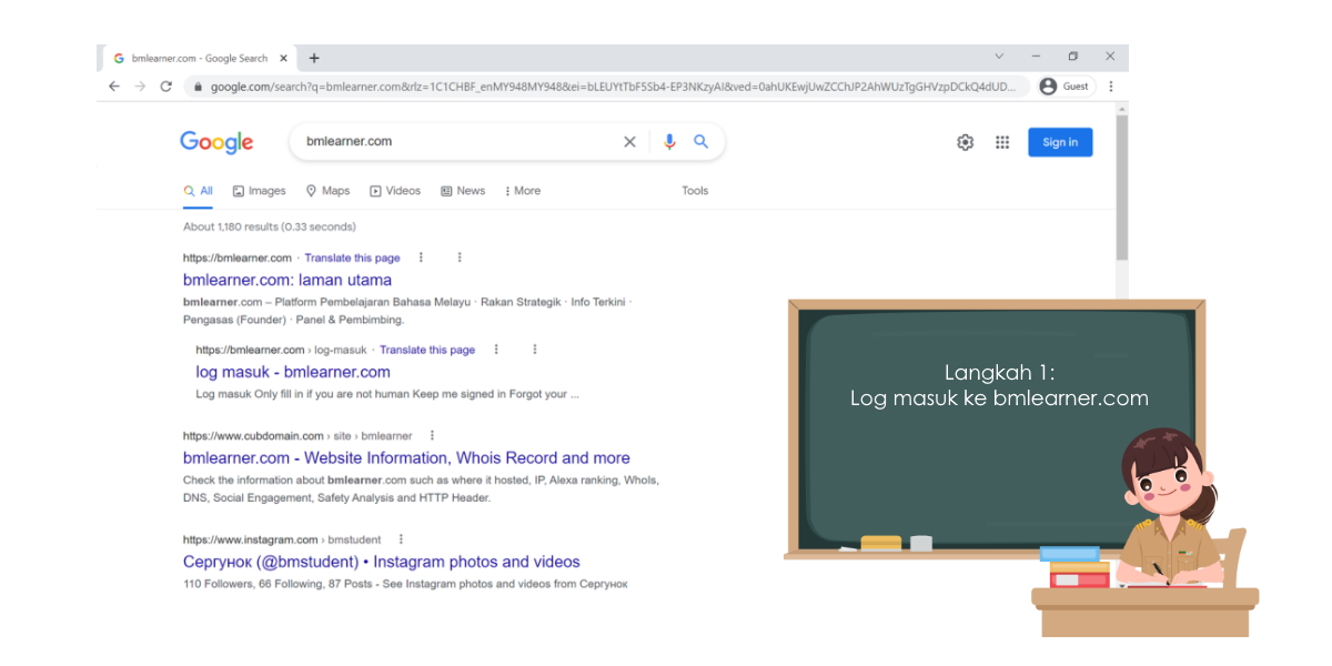 Menu Penggunaan – bmlearner.com