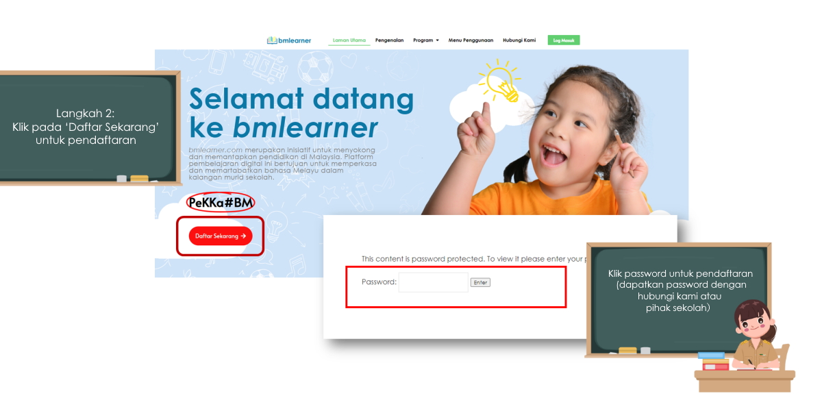 Menu Penggunaan – bmlearner.com