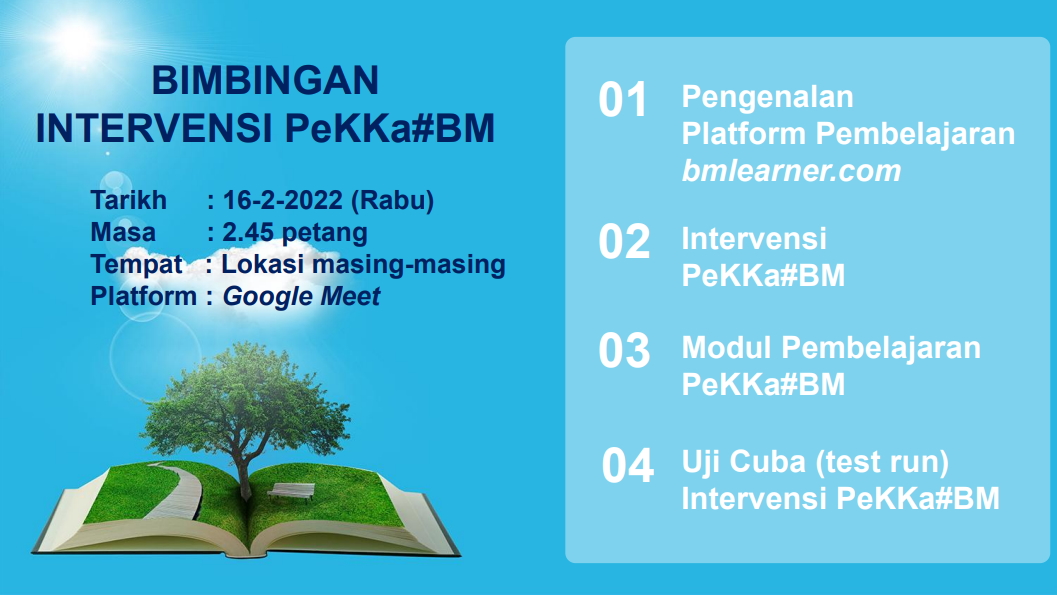 taklimat Program Cover – bmlearner.com