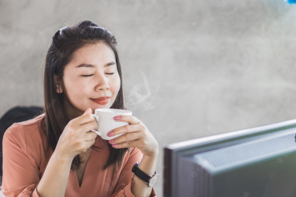 mencium aroma kopi – bmlearner.com