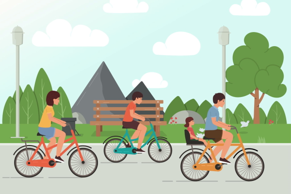 berbasikal di taman – bmlearner.com